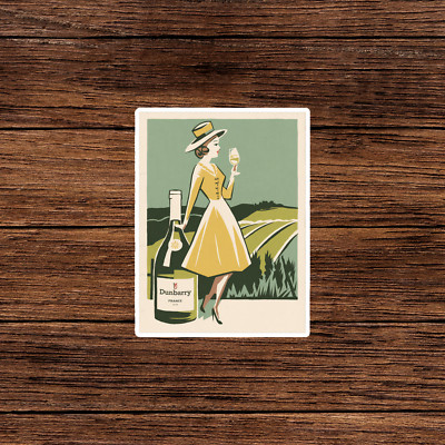 Vintage French Wine sticker Art Print - Dunbarry France 2079 #3256 | eBay