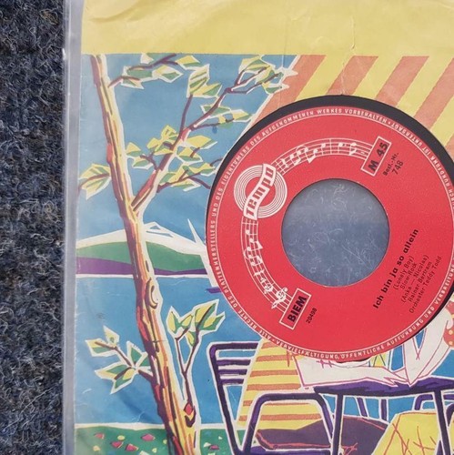 7" Single Vinyl Rainer Bertram - Ich bin ja so allein / CV Paul Anka ...