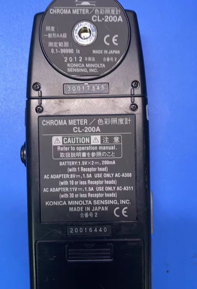1 Set Konica Minolta CL-200A Chroma Meter | eBay