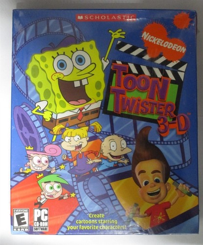 Video Game PC Nickelodeon Toon Twister 3-D NEW SEALED Big Box | eBay
