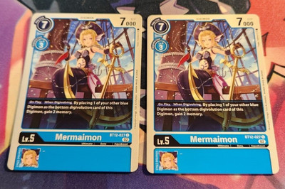 Digimon Across Time MERMAIMON BT12-027 Blue Common | eBay