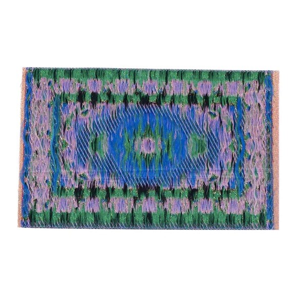 4 Miniature toys Rug 1:12 Scale Thread Mat Floor Coverings Dollhouse ...