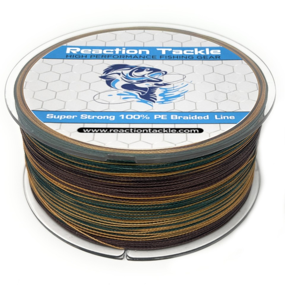 Reaction Tackle Braided Fishing Line- Various Sizes and Colors | eBay