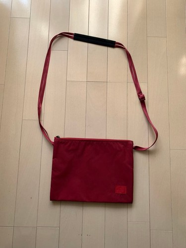 PORTER Red Shoulder Bag Sacoche Unisex bag | eBay