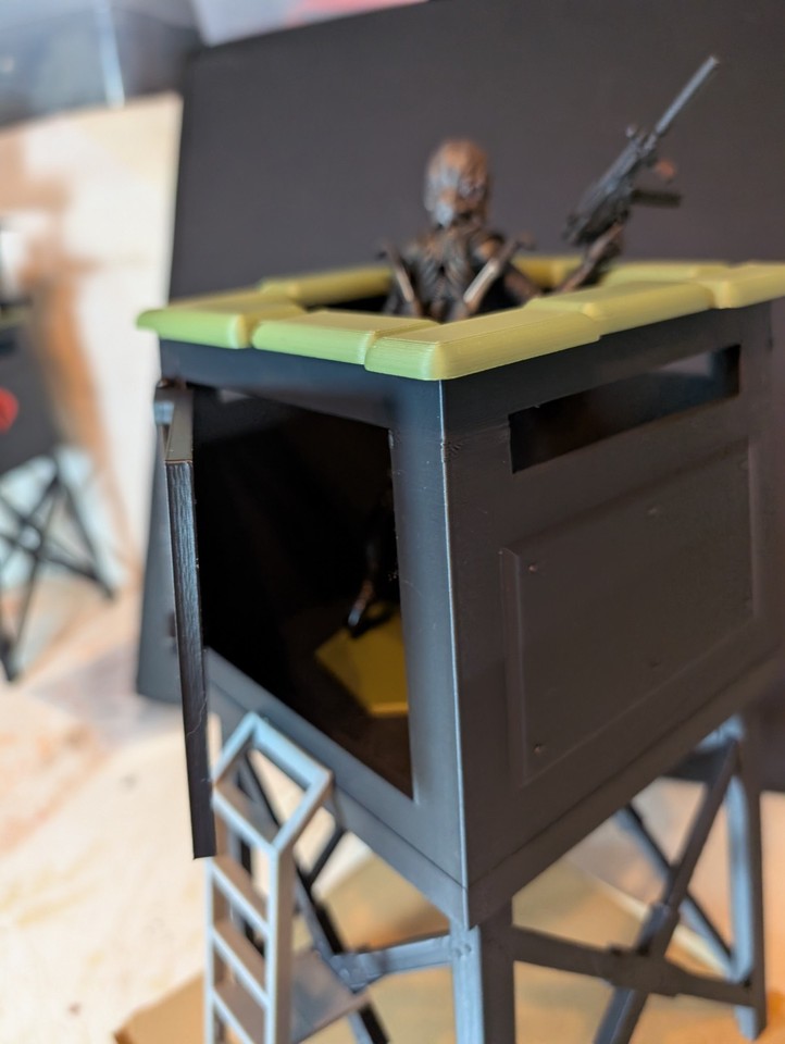 Custom Cobra Watch Tower for 6" GI Joe Classified Figures – 3D Printed ...