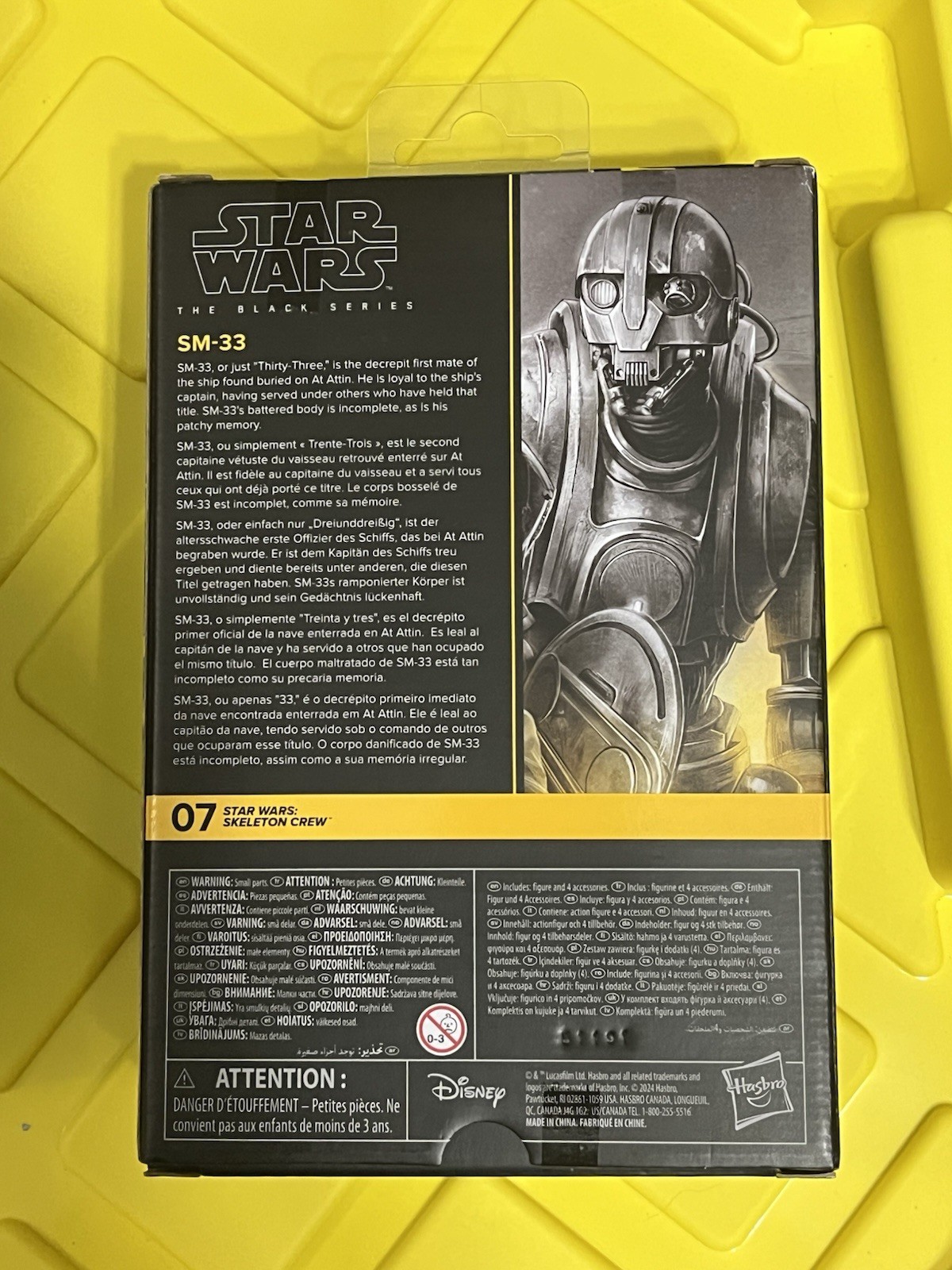 Star Wars Black Series SM-33 Skeleton Crew Droid 6” Action Figure ...
