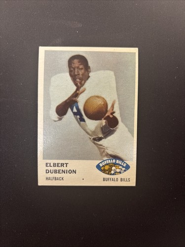 1961 Fleer Football Card #136 Elbert Dubenion - Buffalo Bills | eBay