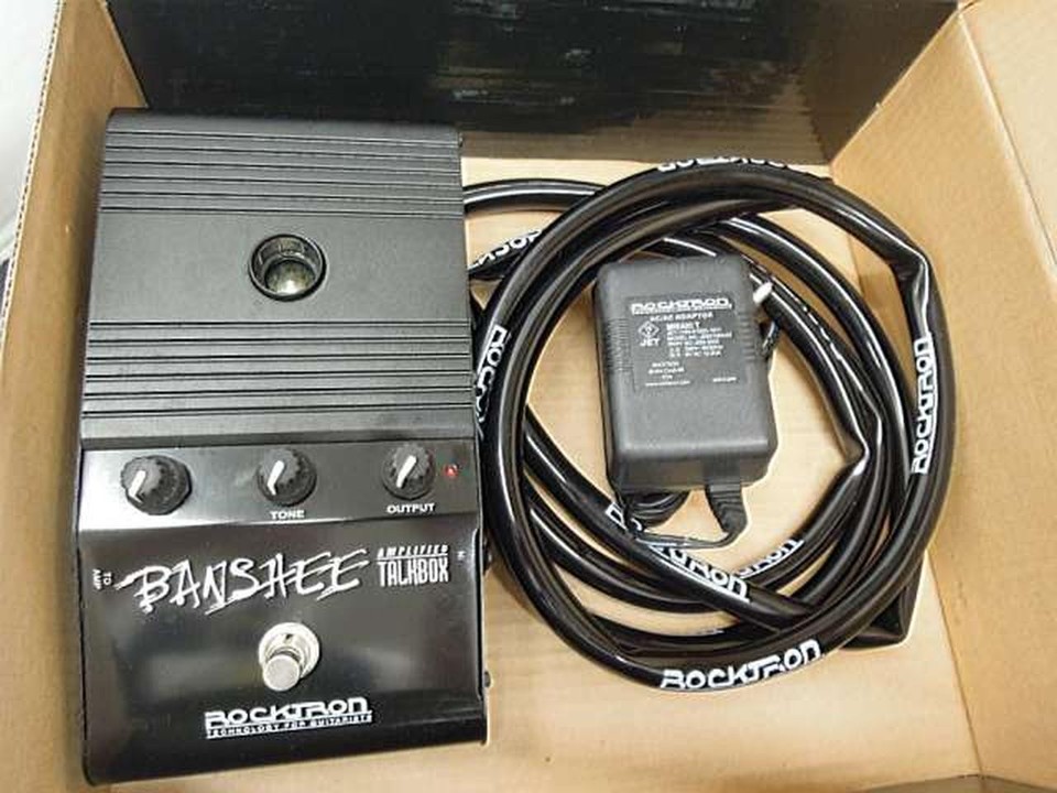 ROCKTRON BANSHEE Talk Box Amp Effect Pedal with Hose Power Adapter Used ...