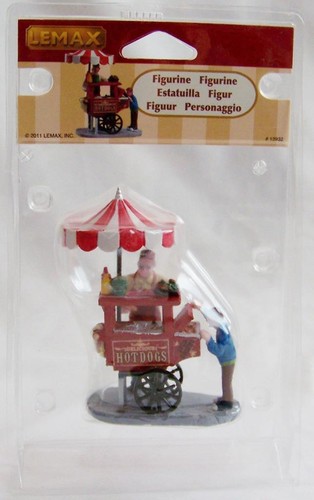 Lemax Carnival HOT DOG CART #12932 NRFP 2011 Amusement Park Fair Zoo ...