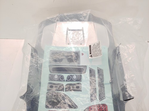 Redcat Racing FOSSA SCT 1/10 Short Coure Truck Body - Black & Silver w ...