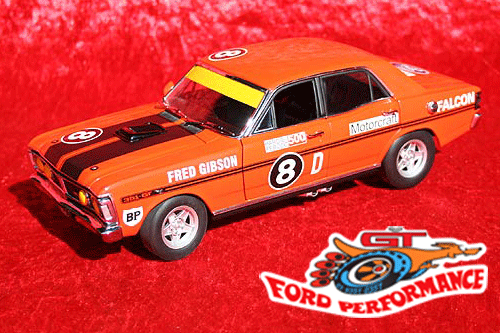 BIANTE 1:18 scale diecast model Falcon XY GTHO Phase 3 - Fred Gibson No ...