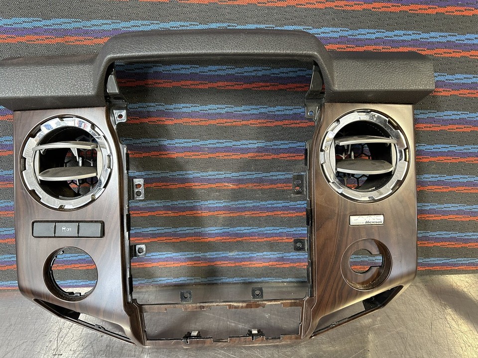 2013-2016 FORD F250 F350 LARIAT EDITION Dash Wood Trim Bezel Vent DC34 ...