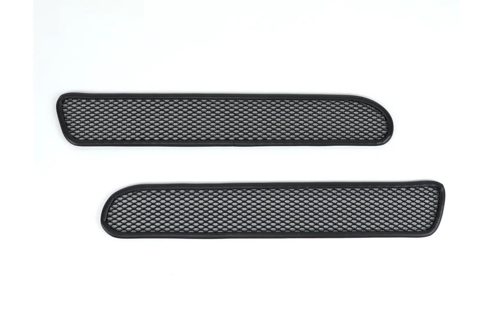 Fog Light Screen Kit - Aluminum W/Black Mesh - For 1997-2004 C5 ...