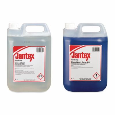 Jantex Glasswasher Detergent and Rinse Aid Concentrate 5Ltr (2 Pack ...