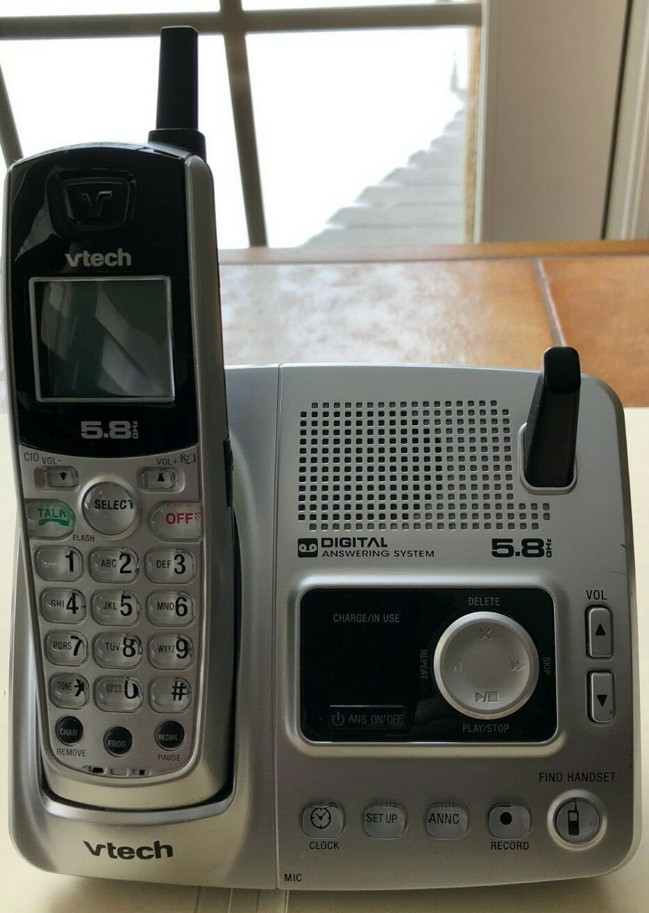 VTECH IA5863 Digital Answering 5.8GHz Cordless phone with Caller ID | eBay