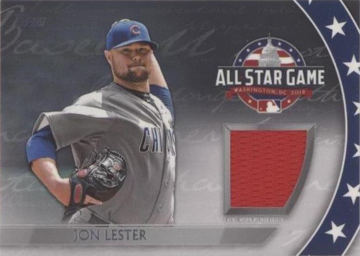 2018 Topps Update Series - All-Star Stitches Jon Lester #AST-JL (MEM ...