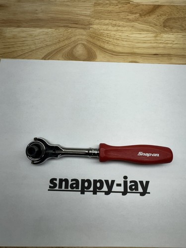 Snap-on Tools USA NEW RED 1/4" Hex Hard Grip SWIVEL Head BIT Ratchet ...