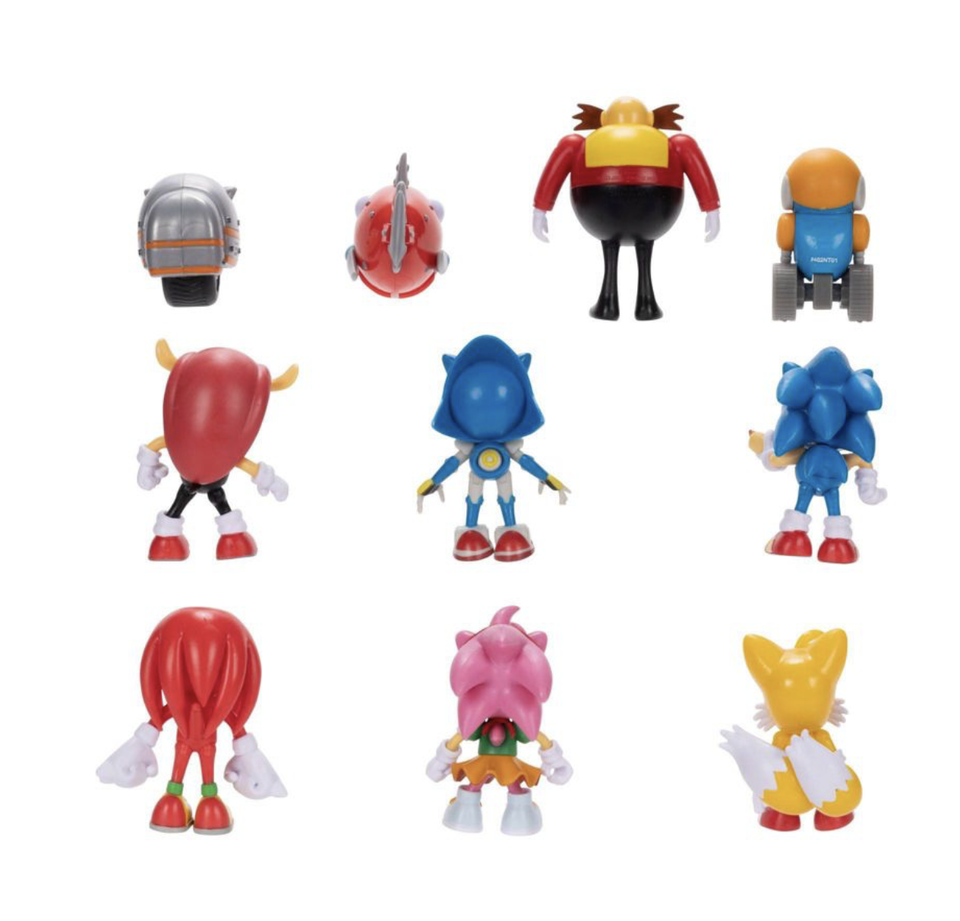 Sonic the Hedgehog Friends & Foes 2.5" Action Figure Set - 10pk New ...