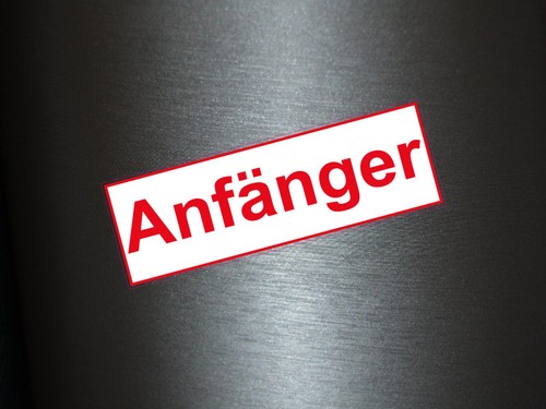 1 x Aufkleber Anfänger Fahrschule Fahren Schule Autobahn Sticker Kleber ...