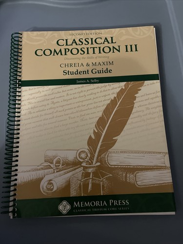 Memoria Press Classical Composition III Student Guide | eBay