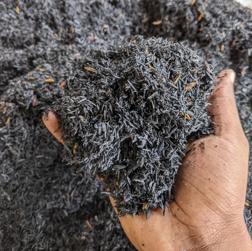 Burned Rice Husk Ash Organic Compost Potting Soil Garden Plant Growing ...