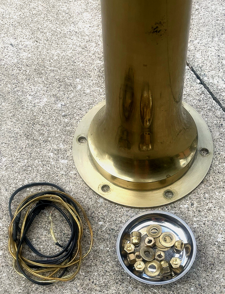 ANTIQUE J.W. RAY & CO. NAUTICAL SHIP ENGINE ROOM BRASS TELEGRAPH - 44 ...