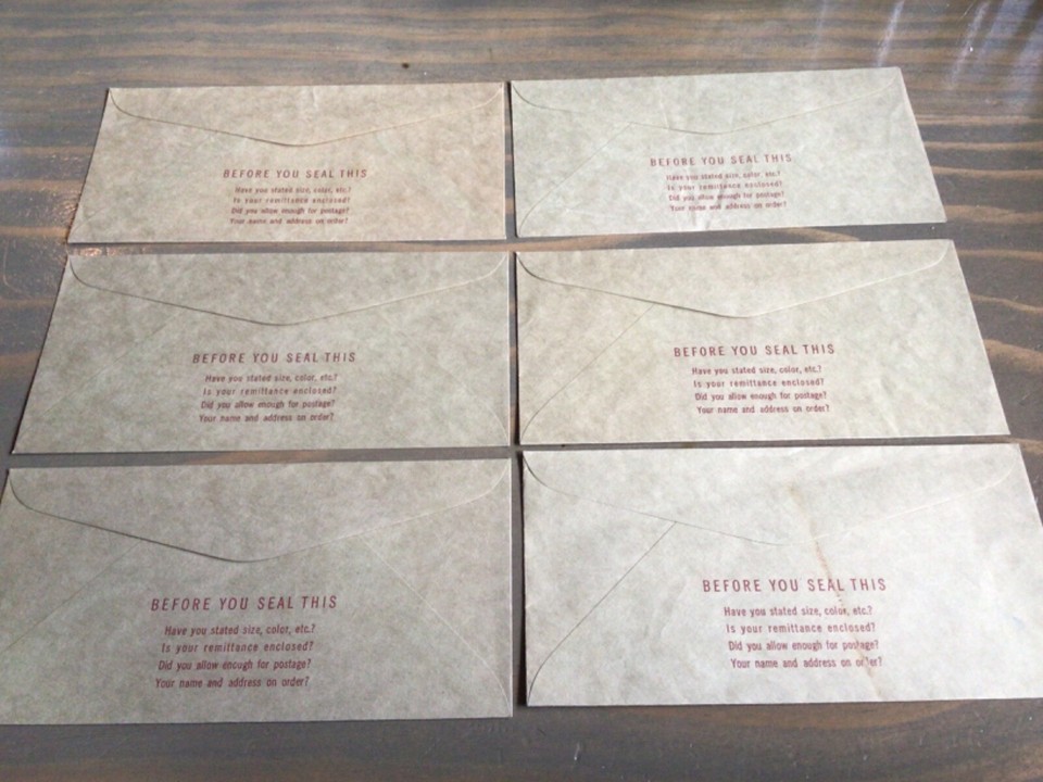 6 Montgomery Ward Chicago IL Illinois Vintage Envelopes Department ...