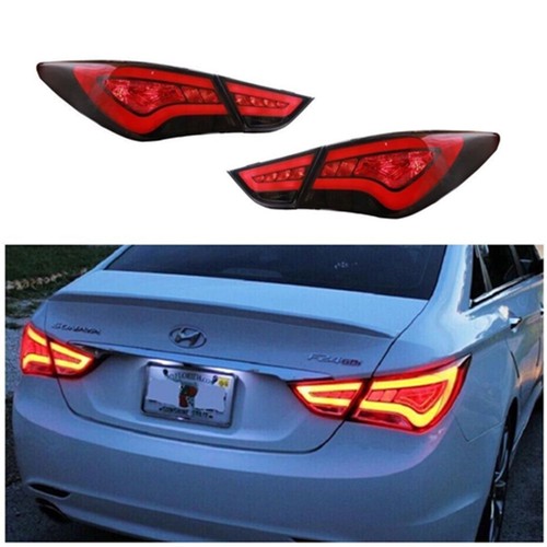 Tail Lights For Hyundai Sonata 2011-2014 LED Rear Lights Lamp Assembly ...