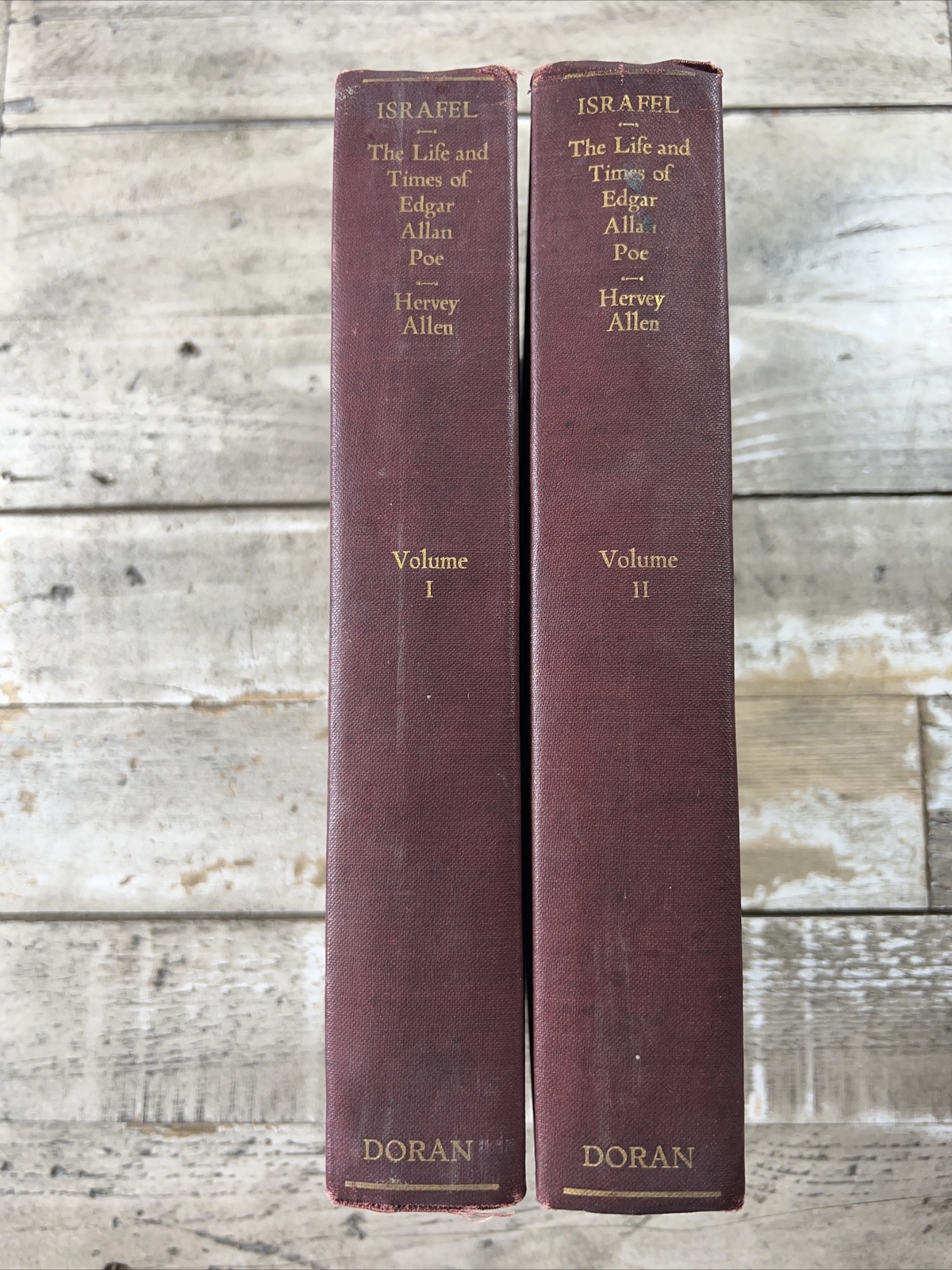 1927 Antique Biography "Israfel: Life and Times of Edgar Allan Poe ...