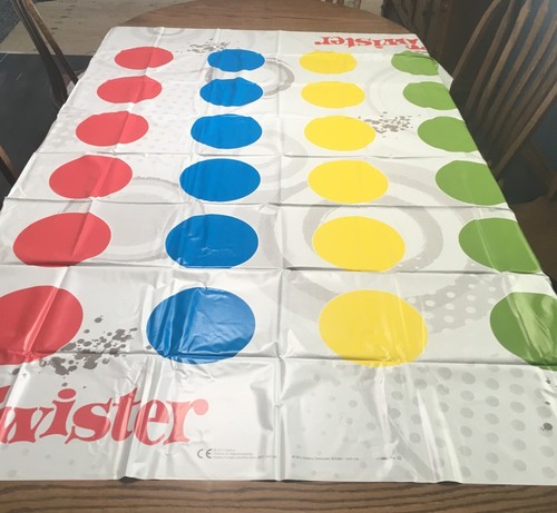 TWISTER GAME REPLACEMENT PART - VINYL FLOOR MAT - C. 2011 / APPROX 68 ...