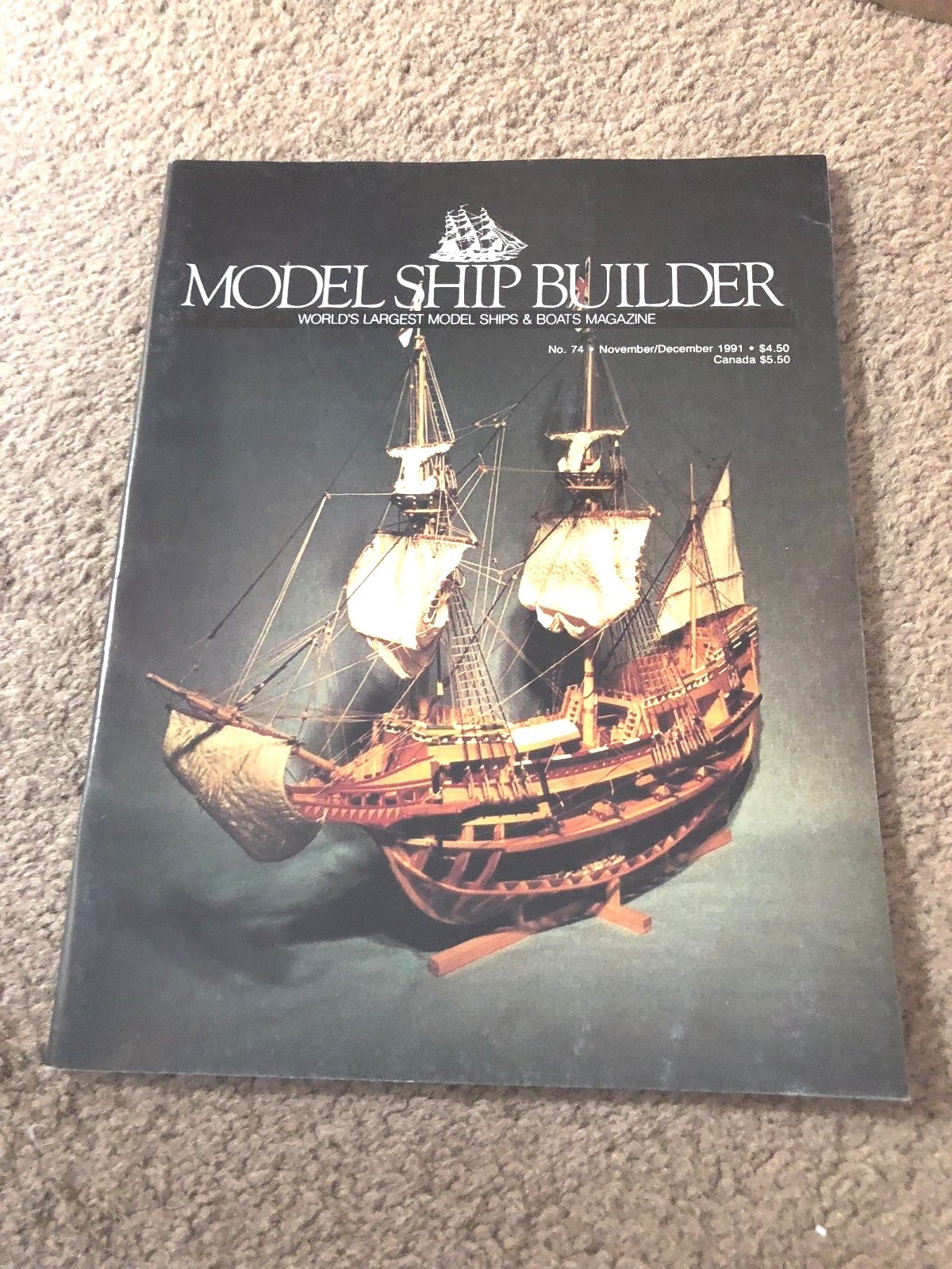 NOV/DEC 1991 MODEL SHIP BUILDER boat model magazine | eBay