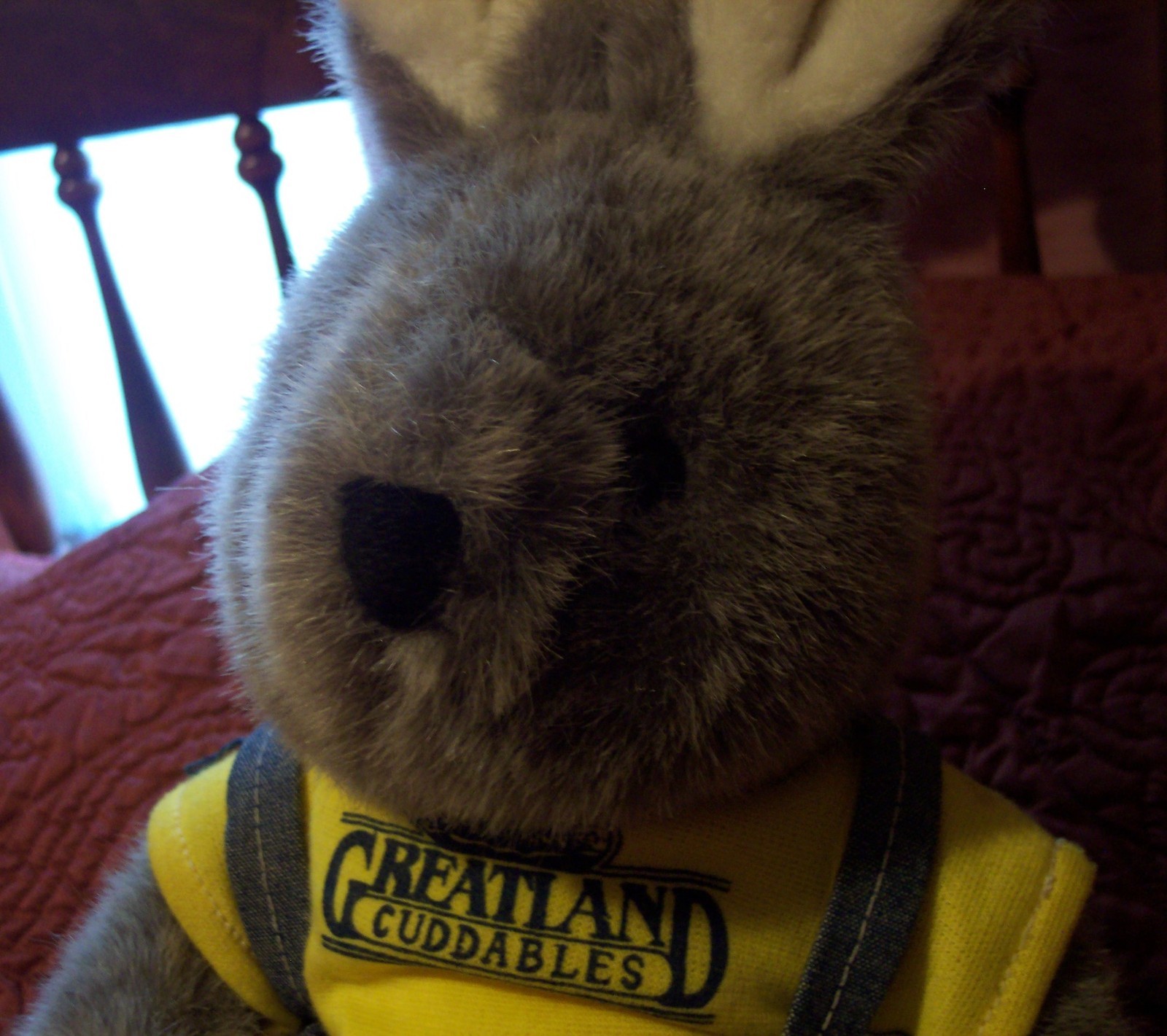 Adorable Gray Bunny Rabbit "Greatland Cuddables" Target Plush Dayton ...