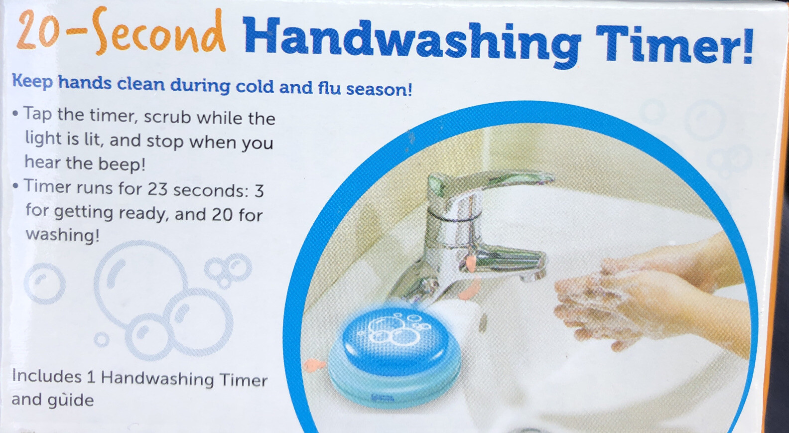 Learning Resources Kids 20-Second Handwashing Timer, Stay Clean and Healthy | eBay