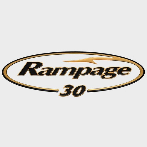 Rampage Yachts Boat Raised Decal Sticker V1173900 | 30 Express Gold | eBay