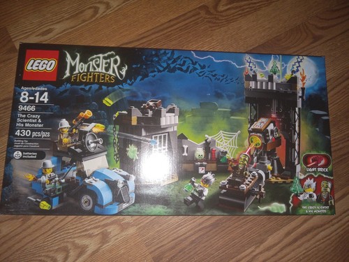 Lego Monster Fighters 9466 The Crazy Scientist and His Monster Retired ...
