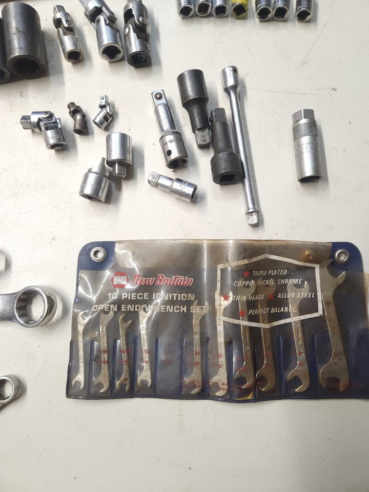New Britain & NAPA Mechanic Tools Wrenches, Sockets, Chisels. All USA ...