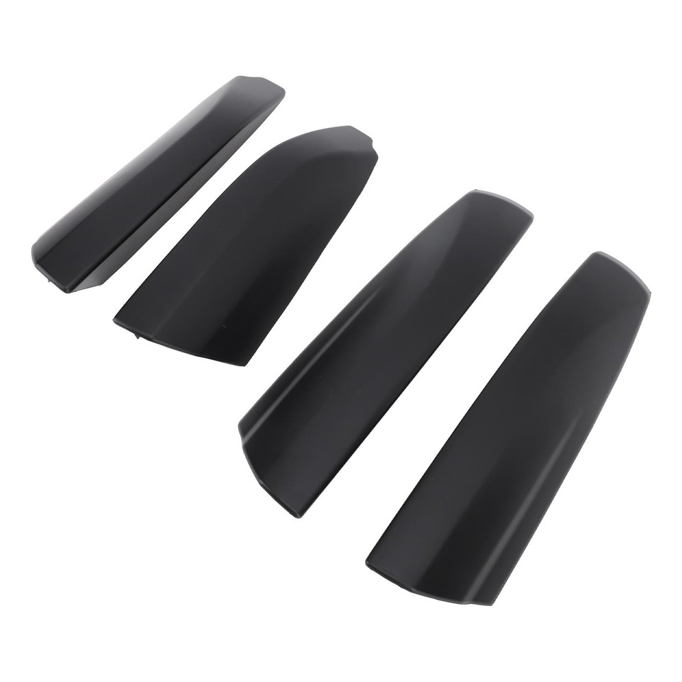 Black 4Pcs Roof Cargo Rack Rail End Cover Roof Rack Protection Shell ...