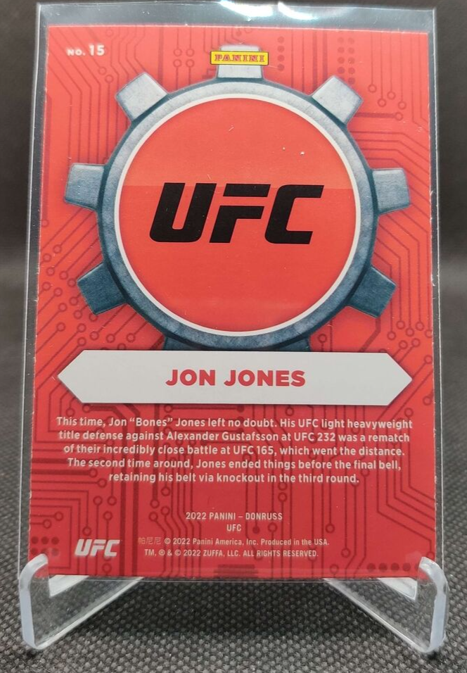 2022 Donruss UFC Craftsmen Green Flood #15 Jon Jones MMA card | eBay