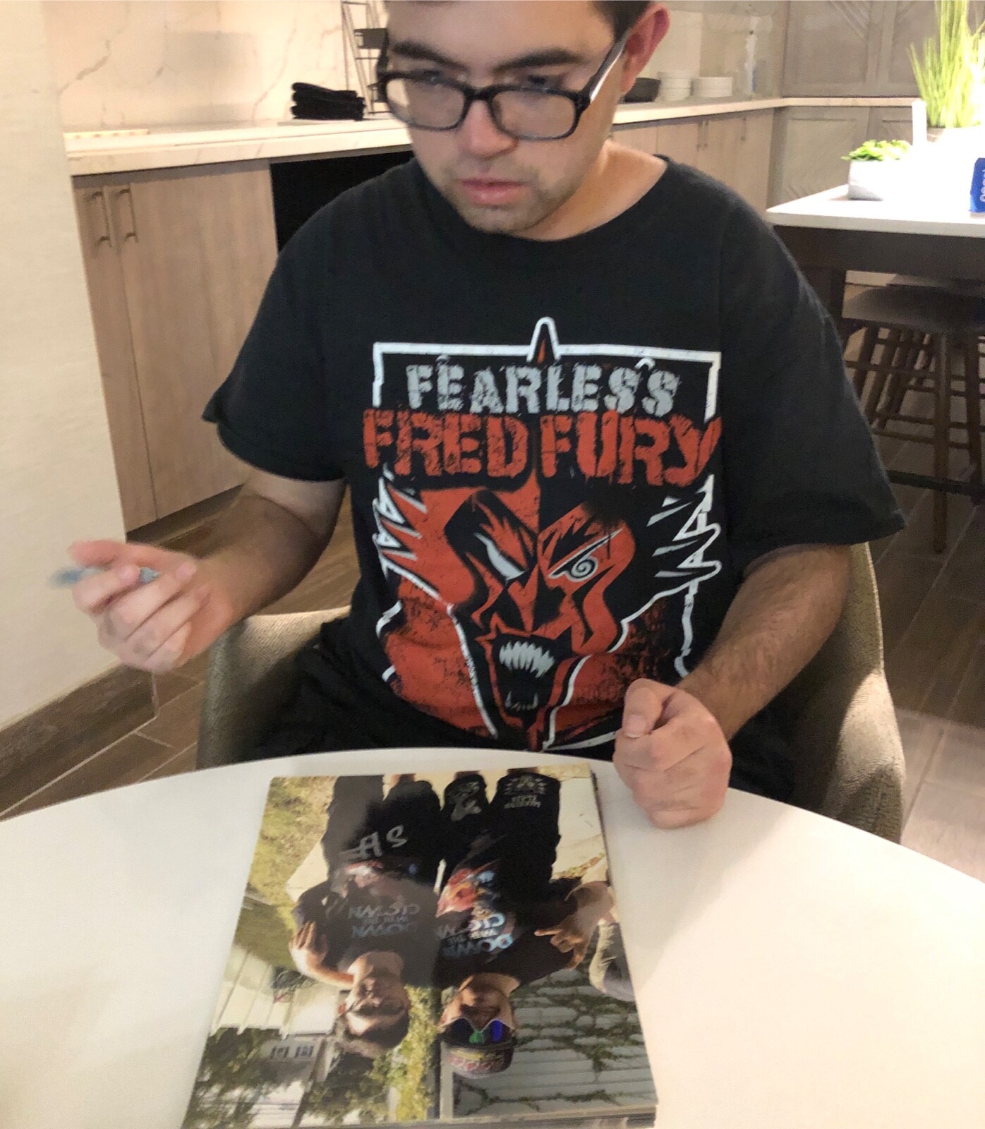 Super Humman Signed 8x10 Pro Wrestling Stuntman Photo Elbow Drop ...