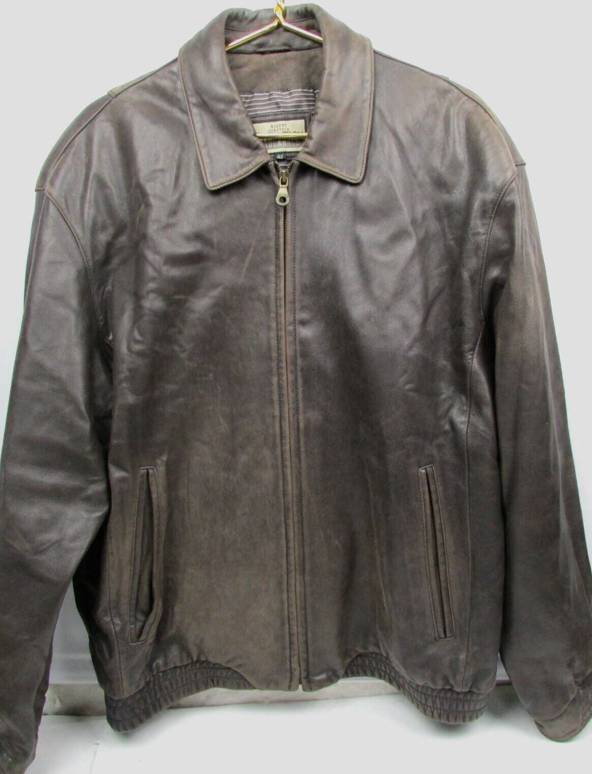 Robert Comstock Endurance LEATHER JACKET COAT Mens S… - Gem