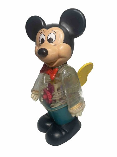 9” Mickey Mouse Wind-Up 1978 Vintage Clear See-thru Robot Gabriel | eBay