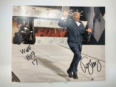 WWE WWF Theodore Long Signed 8x10 Photo #5 With Stone Cold Steve Austin ...