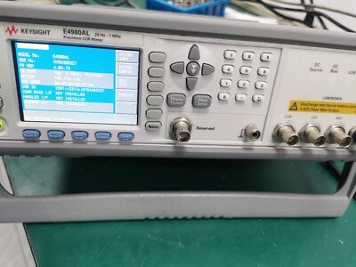 HP/KEYSIGHT/Agilent E4980A Precision LCR Meter 20Hz to 1MHz E4980AL #L ...