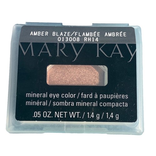Mary Kay Mineral Eye Color Eyeshadow Amber Blaze .05 oz Long Lasting ...