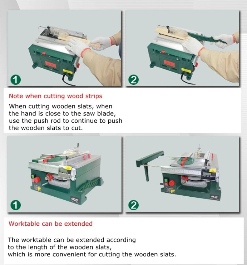 Mini Table Saw Precision Digital Display Table Saw Diy Woodworking ...