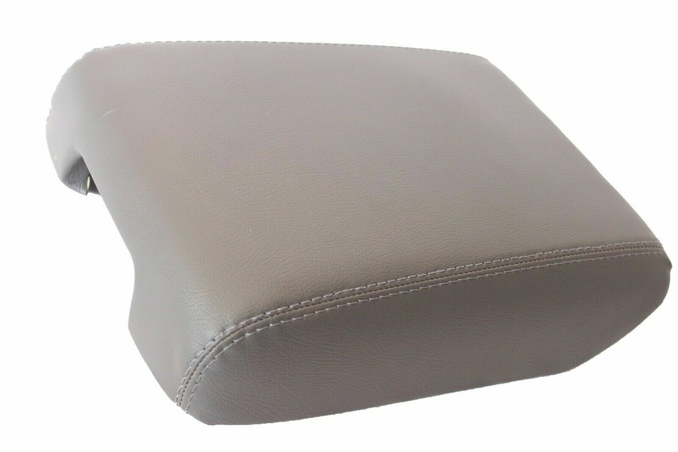 Gray Vinyl Center Console Lid Armrest Cover For 13-19 Nissan Pathfinder ...