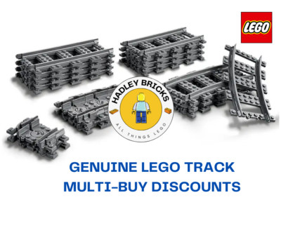 Genuine LEGO Train Track - Straight / Curve / Flexible / Switch - Multi ...