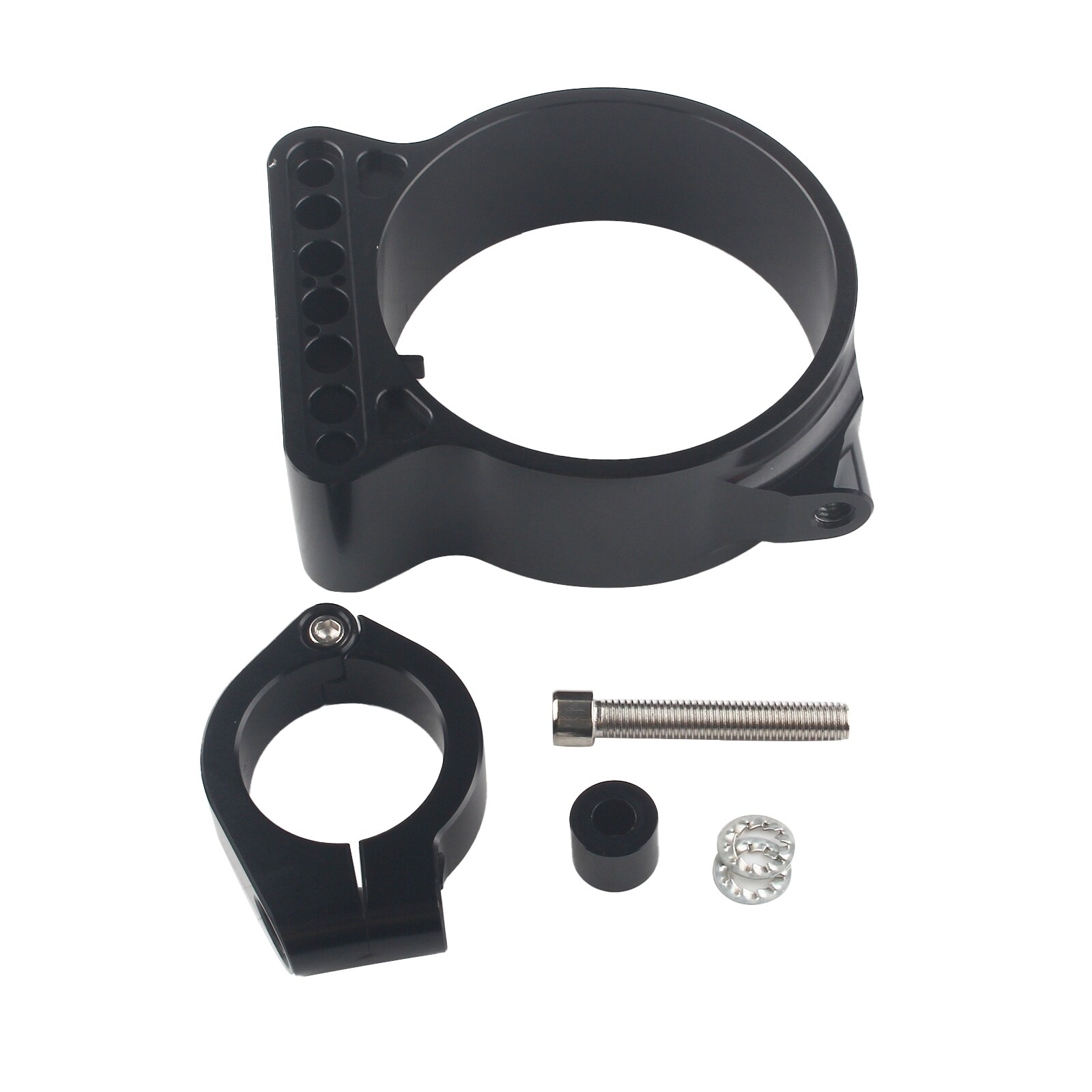 Black 39mm Side Mount Speedo Relocation Bracket Fit For Harley ...