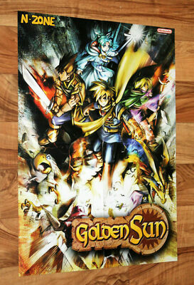 Nintendo Golden Sun / Turok Evolution Poster 56x40cm GameCube Game Boy ...