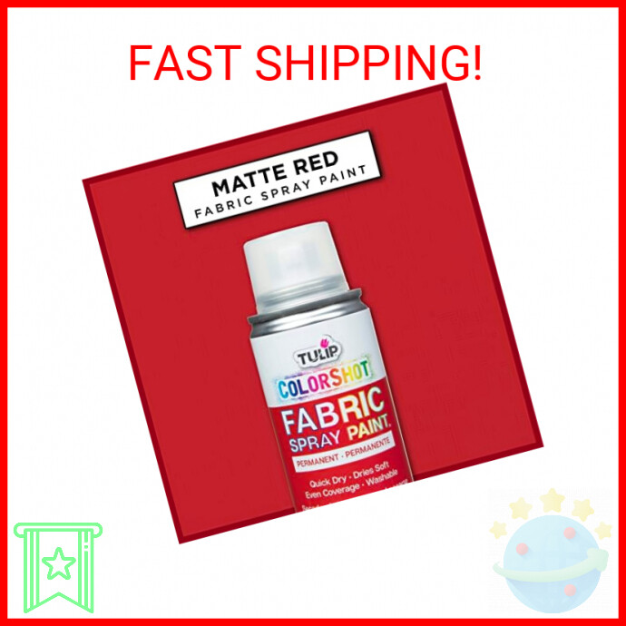 Red Fabric Spray Paint - 3oz Tulip ColorShot | eBay